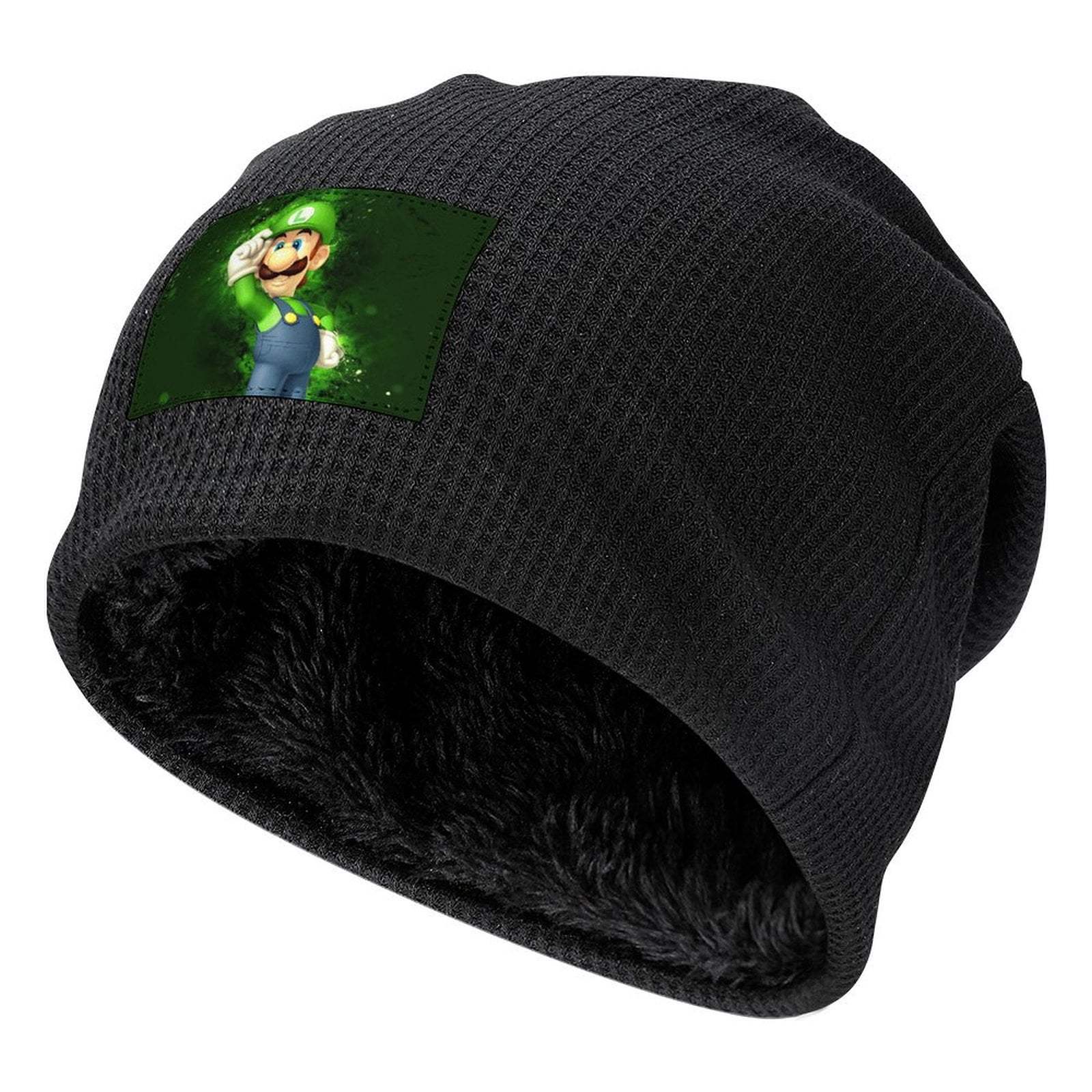 Cartoon Role Luigi's Mansion Unisex Stretchable Knitted Beanie Hat ...