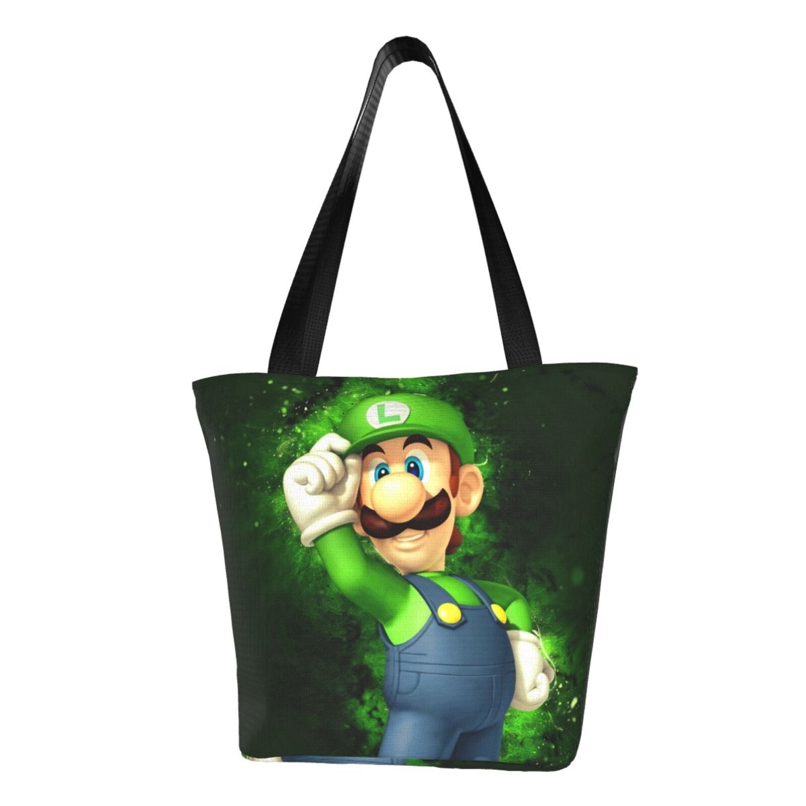 Cartoon Role Luigi's Mansion Women's Tote Bag Large Capacity Shoulder ...