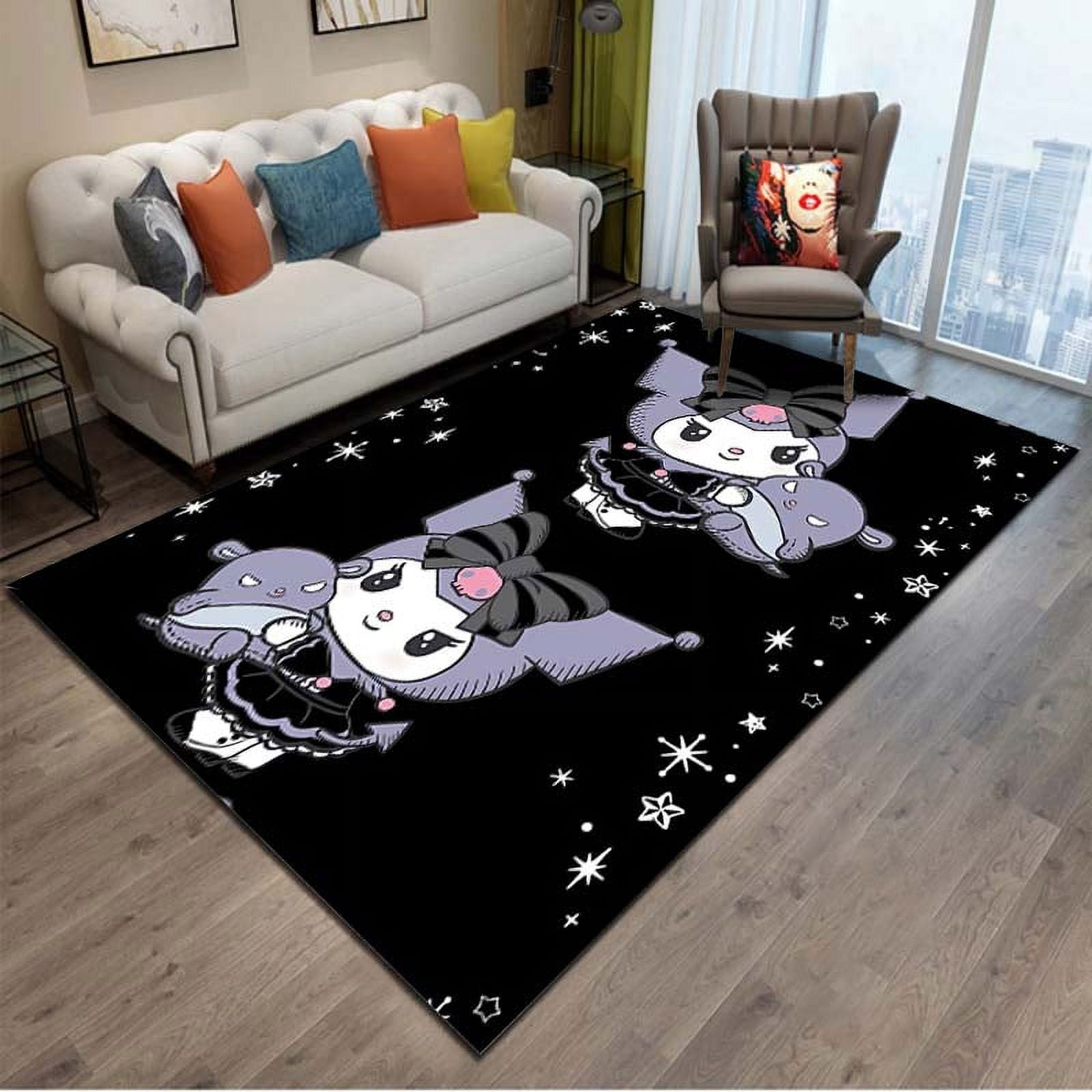 Cartoon Rug Carpet for Living Room Bedroom Mat Hello Kitty Floor Rug ...