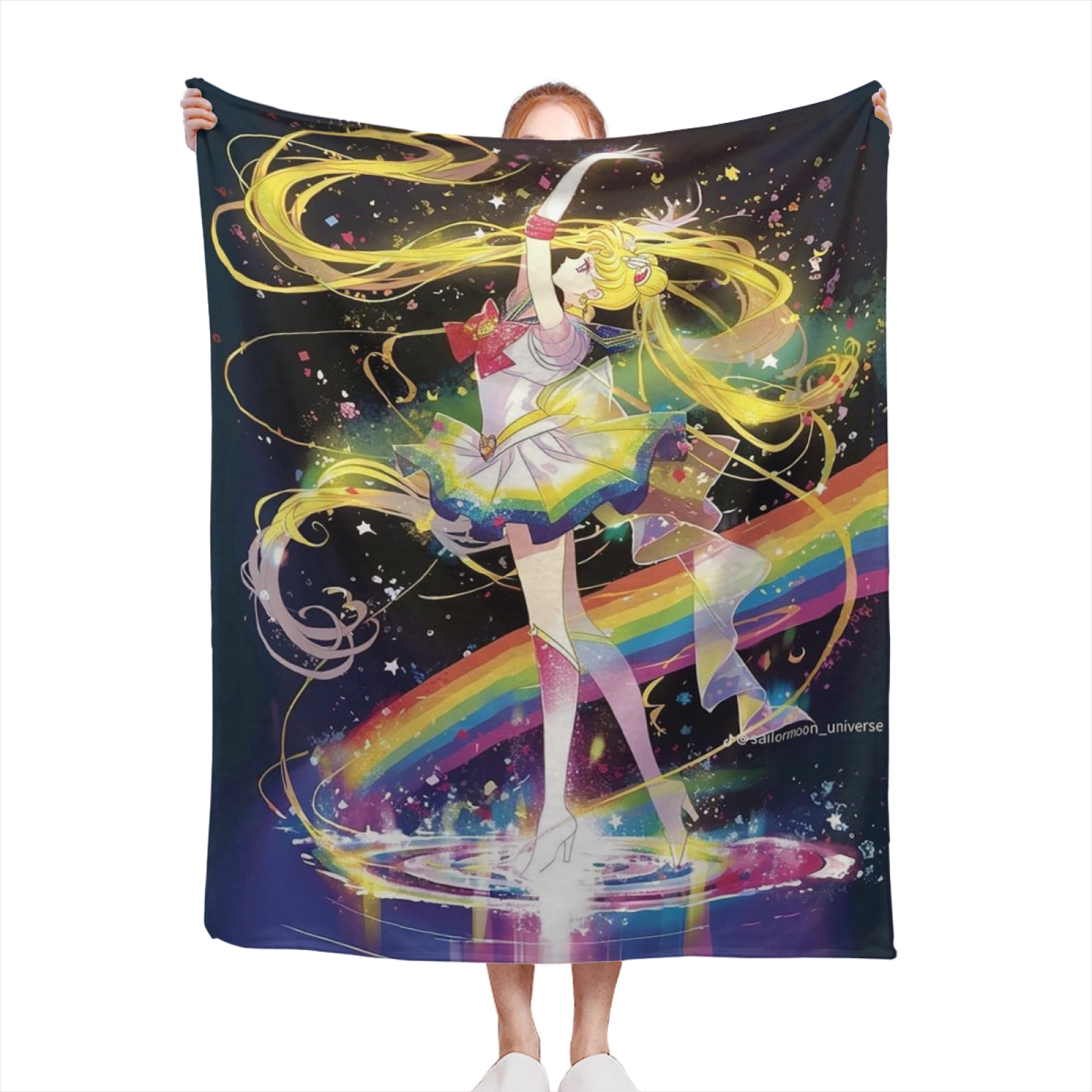 Cartoon Sailor Moon Blanket , Super Soft and Warm Blankets for Couch ...