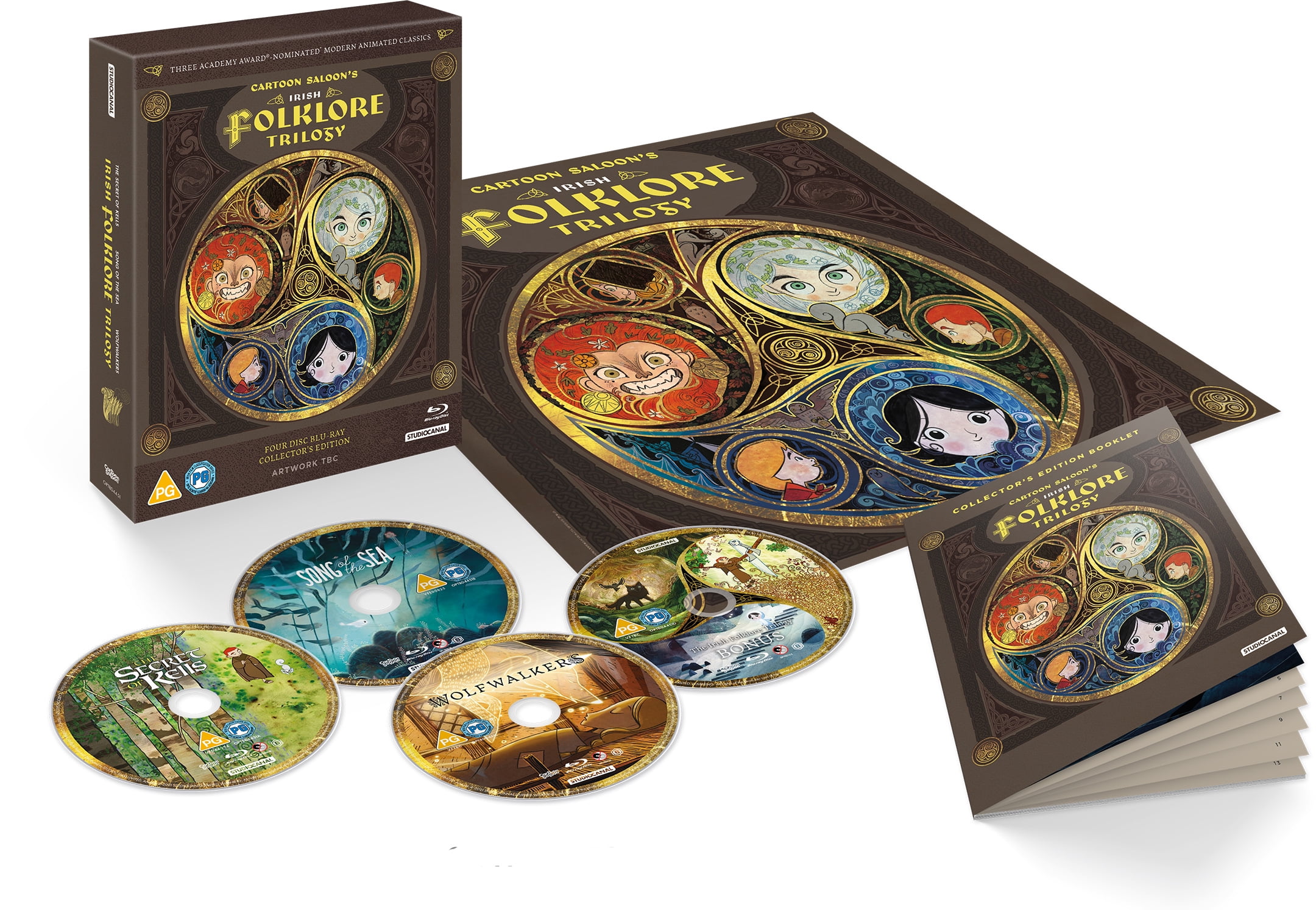 Cartoon Saloon Irish Folklore Trilogy Blu-ray Set with The Secret of ...