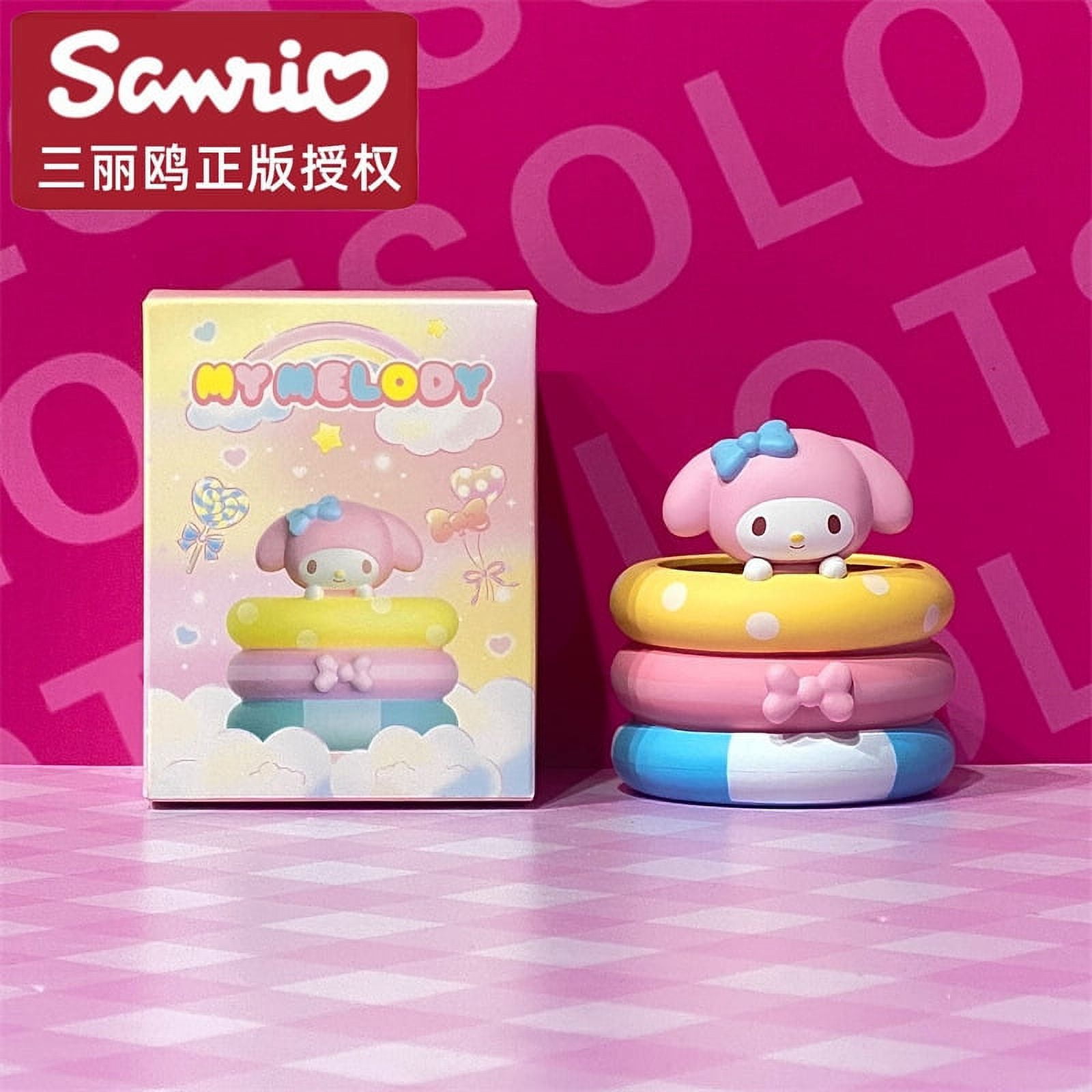 Cartoon Sanrio Amusement Park Series Model Hello Kitty Kuromi Cinnamoroll My Melody Collection ...