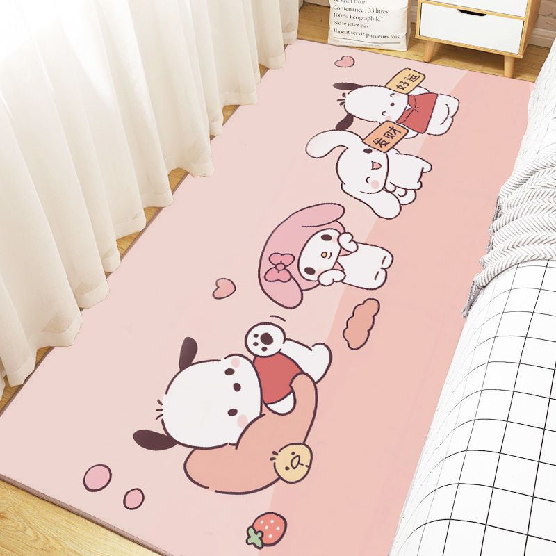 Cartoon Sanrio Carpet Hello Kitty Kuromi Melody Cinnamoroll Lounge Rug ...