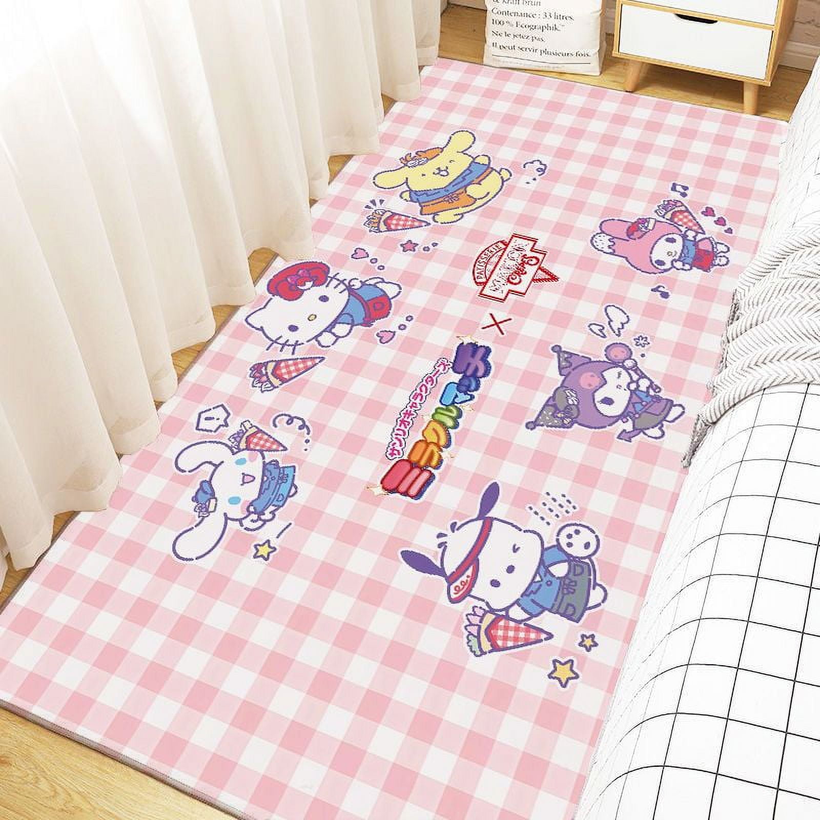 Cartoon Sanrio Carpet Hello Kitty Kuromi Melody Cinnamoroll Lounge Rug ...