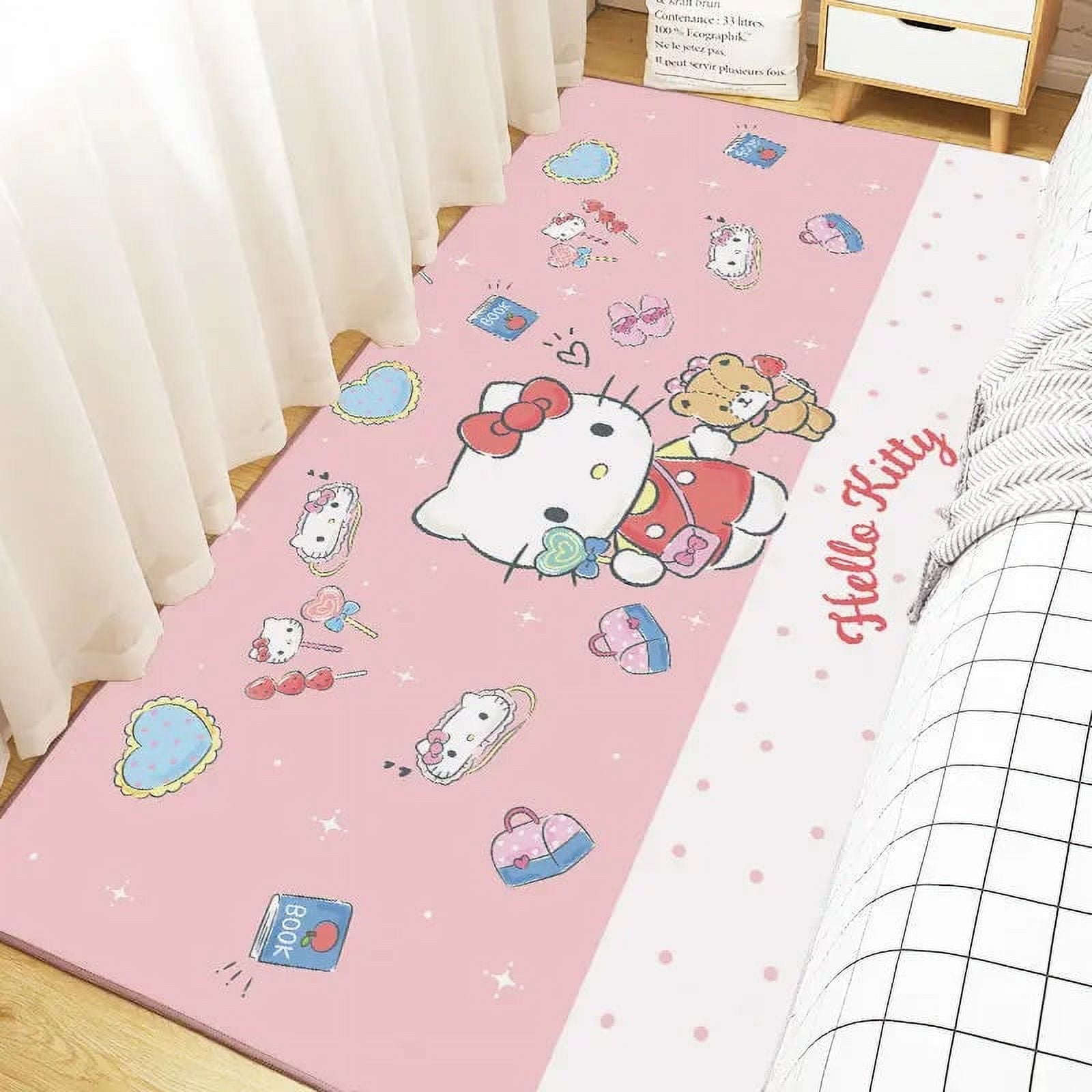 Cartoon Sanrio Carpet Hello Kitty Kuromi Melody Cinnamoroll Lounge Rug ...