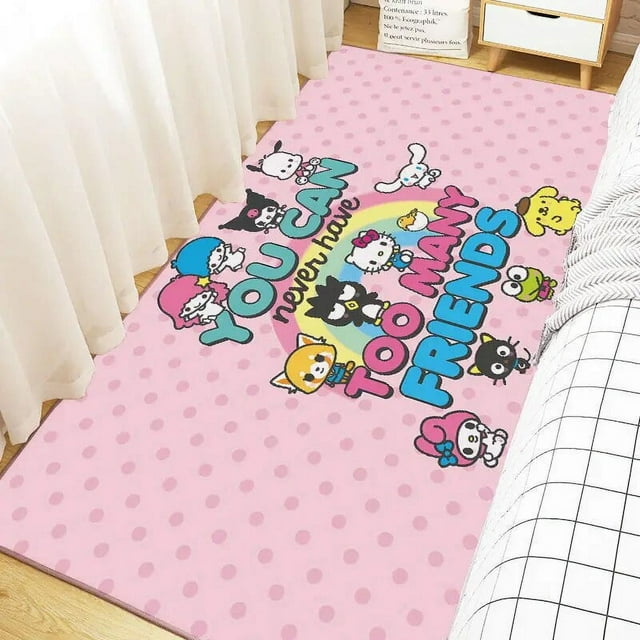 Cartoon Sanrio Carpet Hello Kitty Kuromi Melody Cinnamoroll Lounge Rug ...