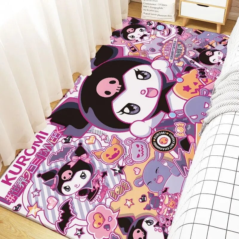 Cartoon Sanrio Carpet Hello Kitty Kuromi Melody Cinnamoroll Lounge Rug ...