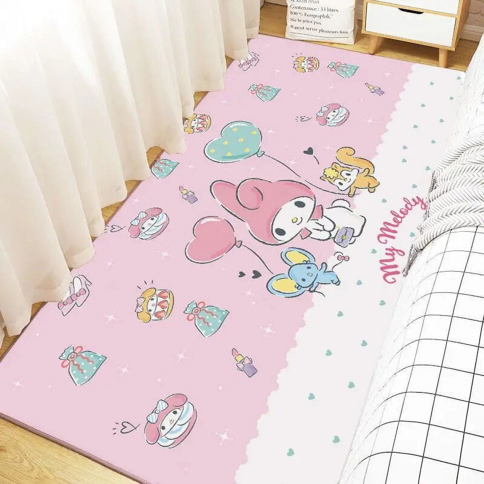 Cartoon Sanrio Carpet Hello Kitty Kuromi Melody Cinnamoroll Lounge Rug ...