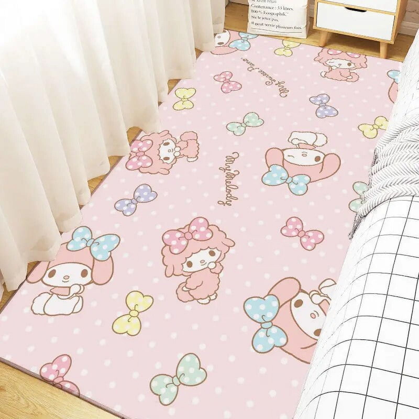 Cartoon Sanrio Carpet Hello Kitty Kuromi Melody Cinnamoroll Lounge Rug ...