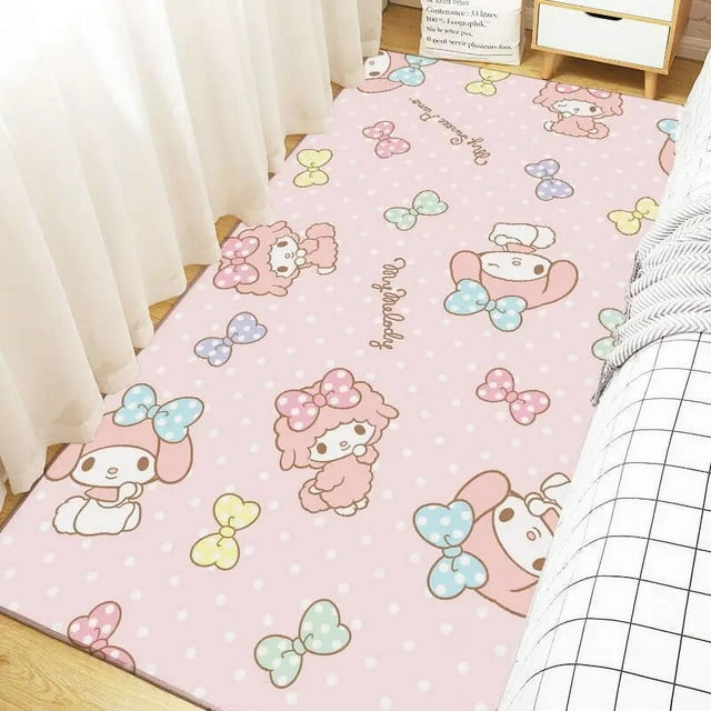 Cartoon Sanrio Carpet Hello Kitty Kuromi Melody Cinnamoroll Lounge Rug ...
