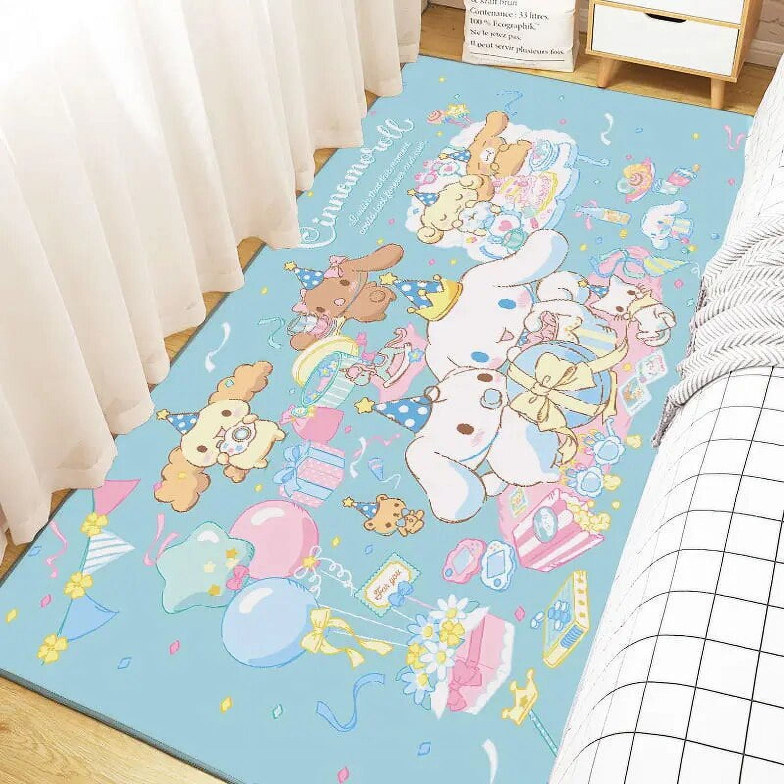 Cartoon Sanrio Carpet Hello Kitty Kuromi Melody Cinnamoroll Lounge Rug ...