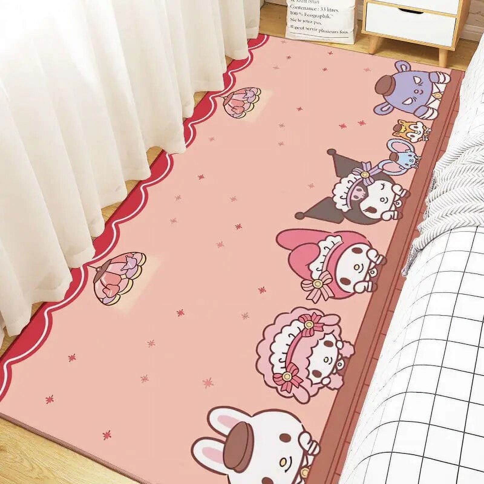 Cartoon Sanrio Carpet Hello Kitty Kuromi Melody Cinnamoroll Lounge Rug ...
