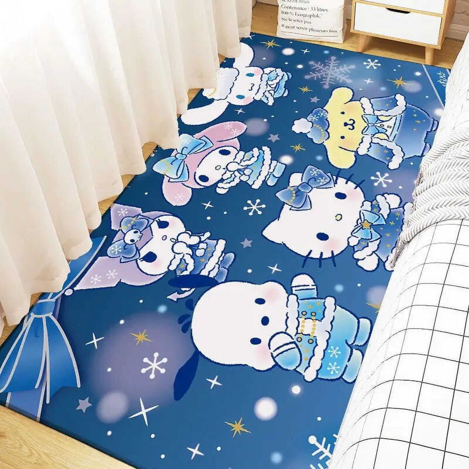 Cartoon Sanrio Carpet Hello Kitty Kuromi Melody Cinnamoroll Lounge Rug ...