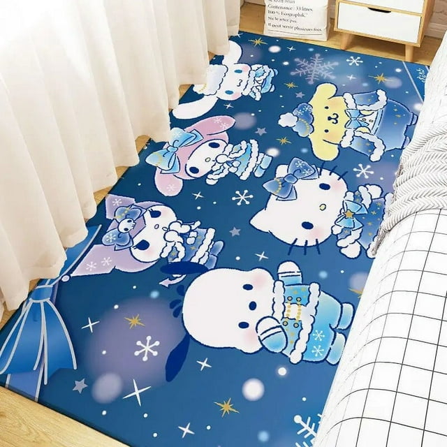 Cartoon Sanrio Carpet Hello Kitty Kuromi Melody Cinnamoroll Lounge Rug ...