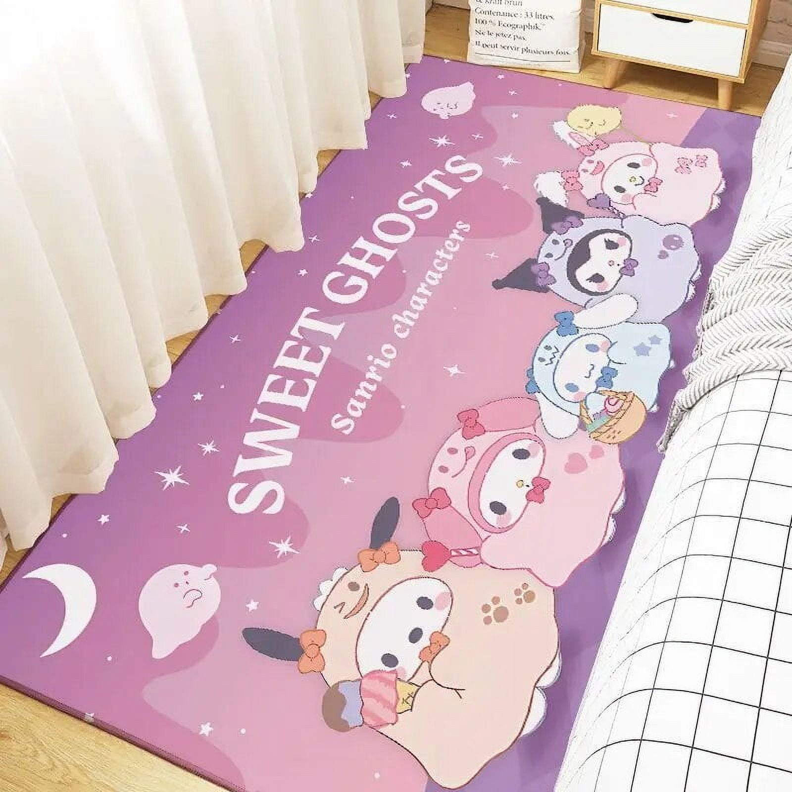 Cartoon Sanrio Carpet Hello Kitty Kuromi Melody Cinnamoroll Lounge Rug ...