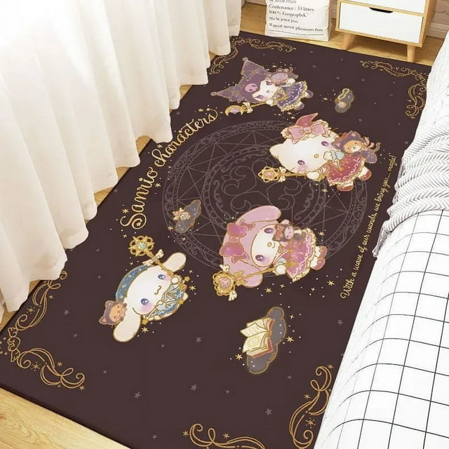 Cartoon Sanrio Carpet Hello Kitty Kuromi Melody Cinnamoroll Lounge Rug ...