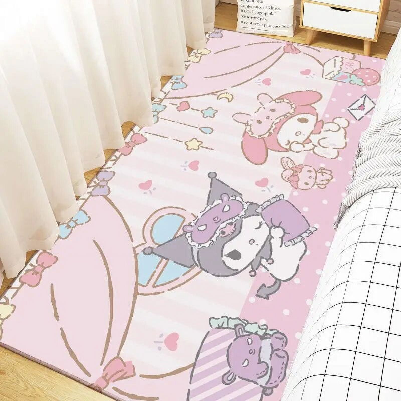 Cartoon Sanrio Carpet Hello Kitty Kuromi Melody Cinnamoroll Lounge Rug ...