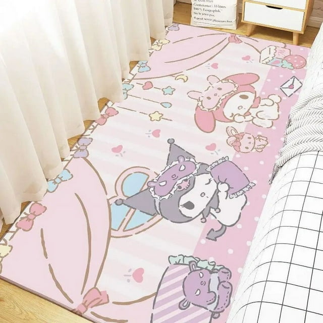 Cartoon Sanrio Carpet Hello Kitty Kuromi Melody Cinnamoroll Lounge Rug ...