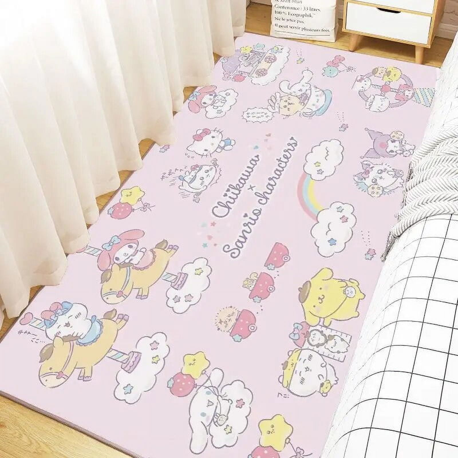 Cartoon Sanrio Carpet Hello Kitty Kuromi Melody Cinnamoroll Lounge Rug ...