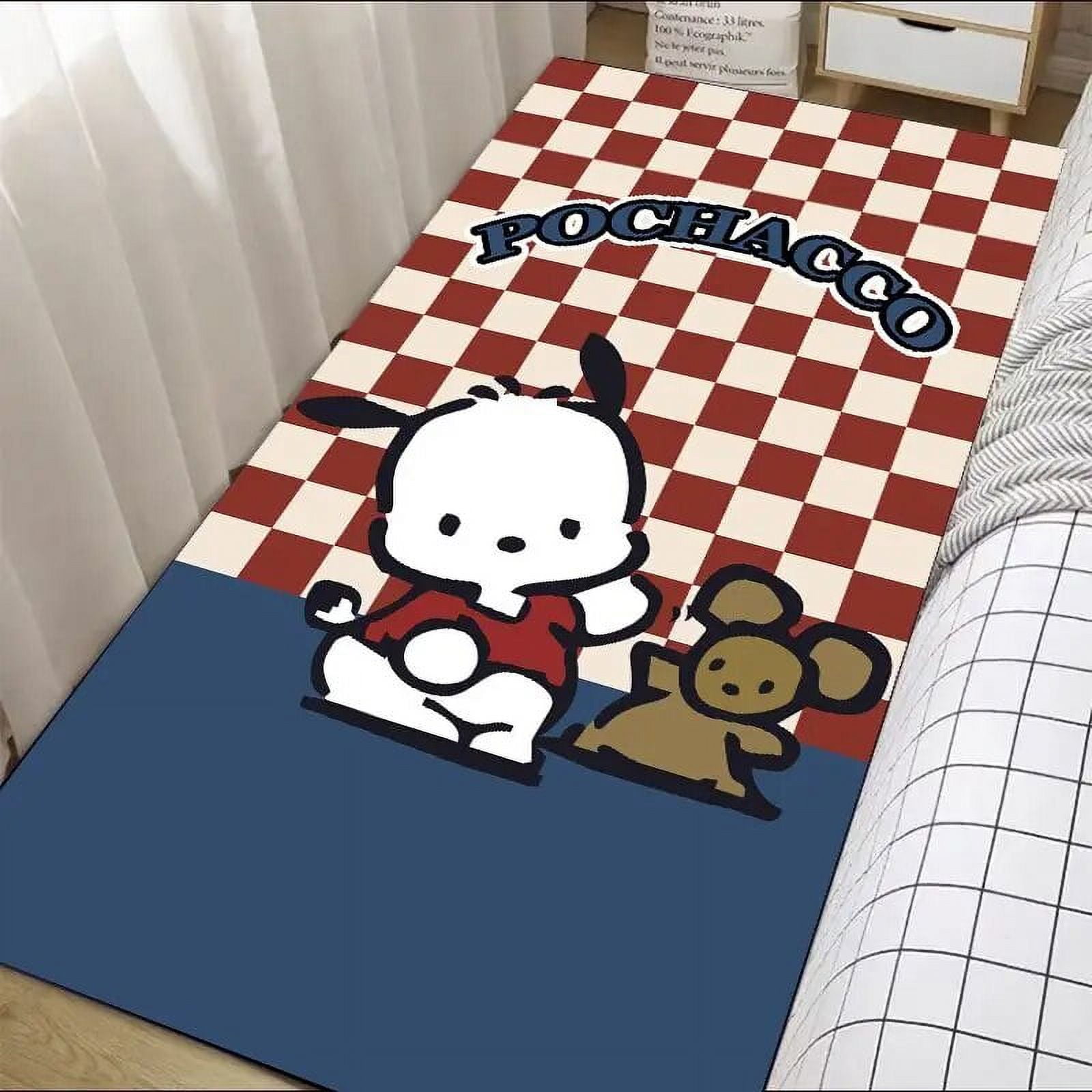 Cartoon Sanrio Carpet Kawaii Pochacco Lounge Rug Anime Kids Bedroom ...