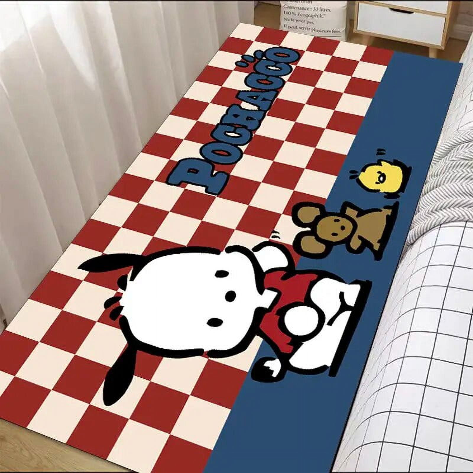 Cartoon Sanrio Carpet Kawaii Pochacco Lounge Rug Anime Kids Bedroom ...