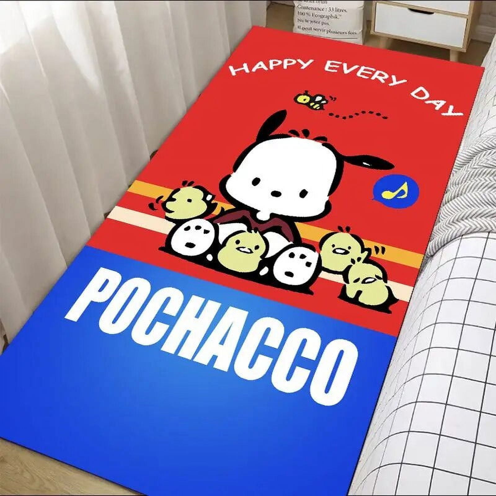 Cartoon Sanrio Carpet Kawaii Pochacco Lounge Rug Anime Kids Bedroom ...