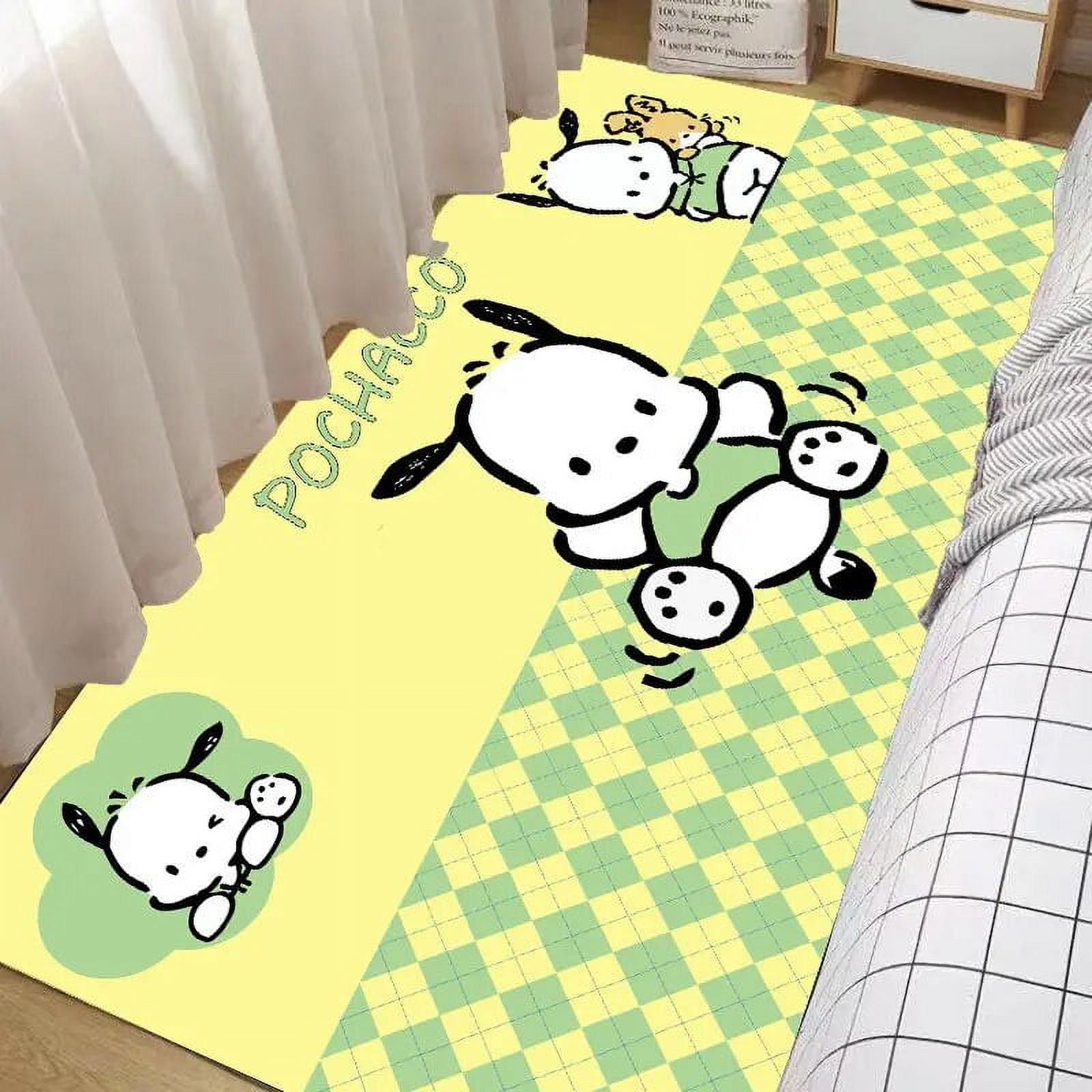 Cartoon Sanrio Carpet Kawaii Pochacco Lounge Rug Anime Kids Bedroom ...