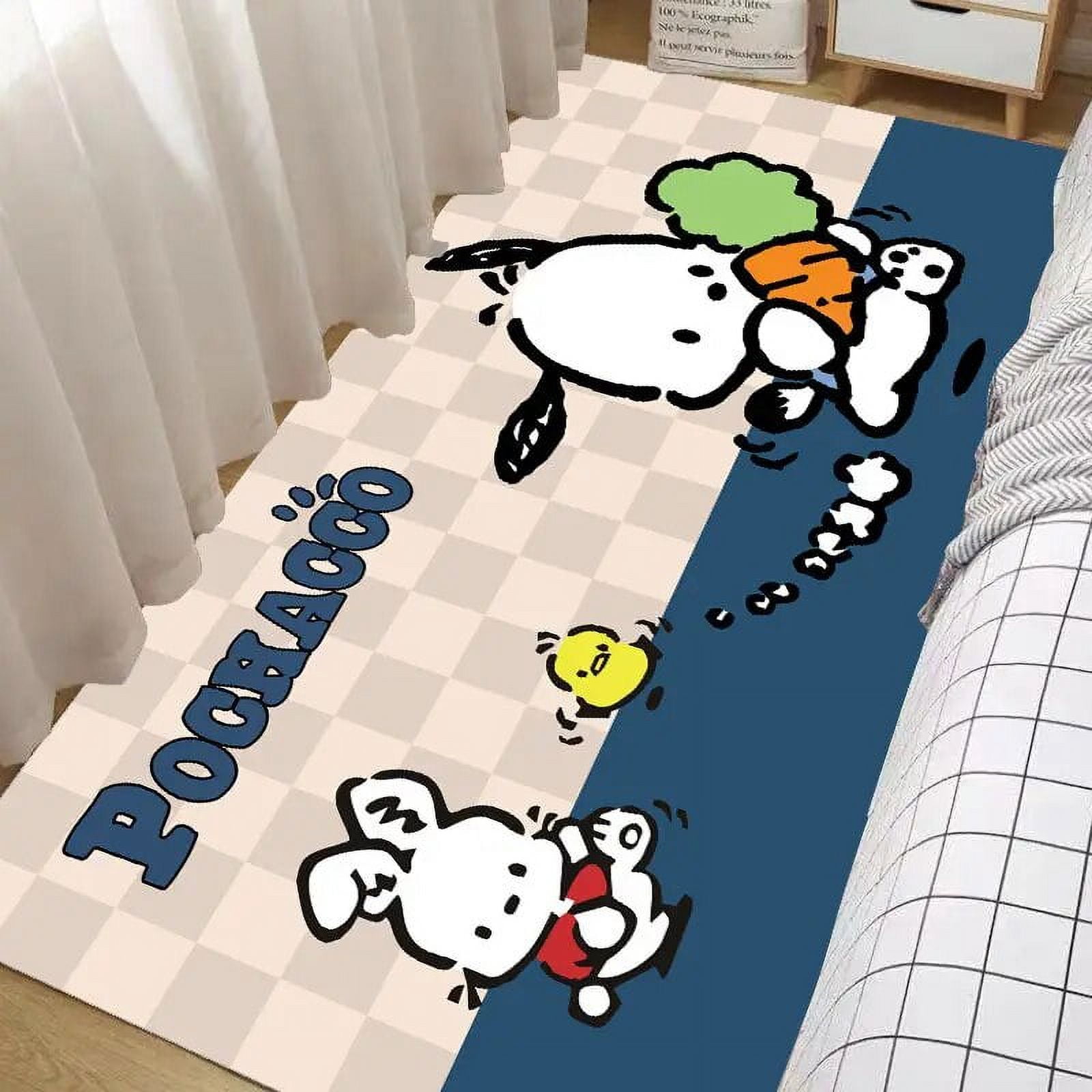 Cartoon Sanrio Carpet Kawaii Pochacco Lounge Rug Anime Kids Bedroom ...