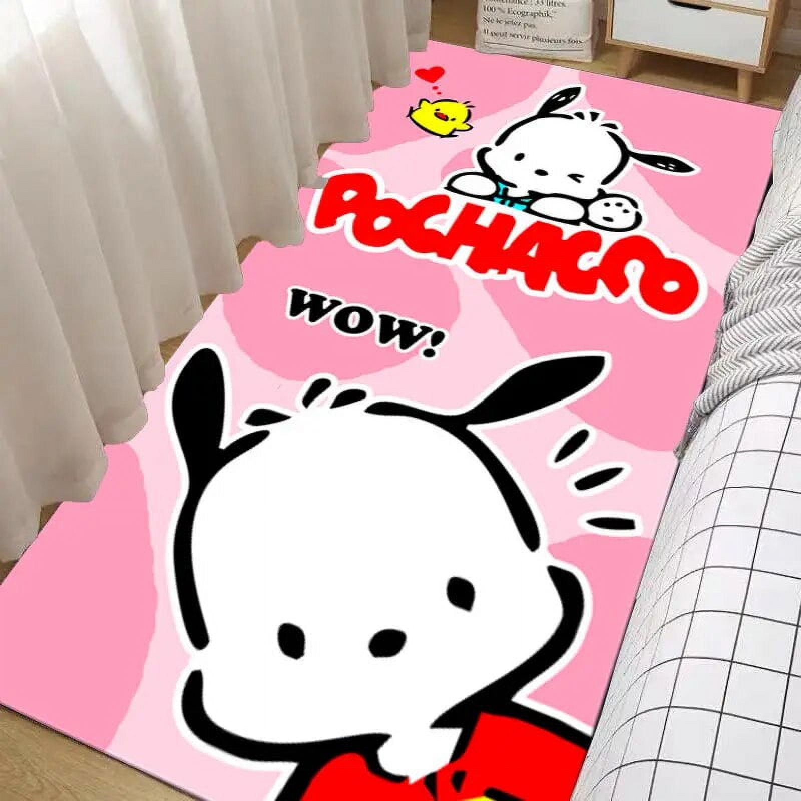 Cartoon Sanrio Carpet Kawaii Pochacco Lounge Rug Anime Kids Bedroom ...