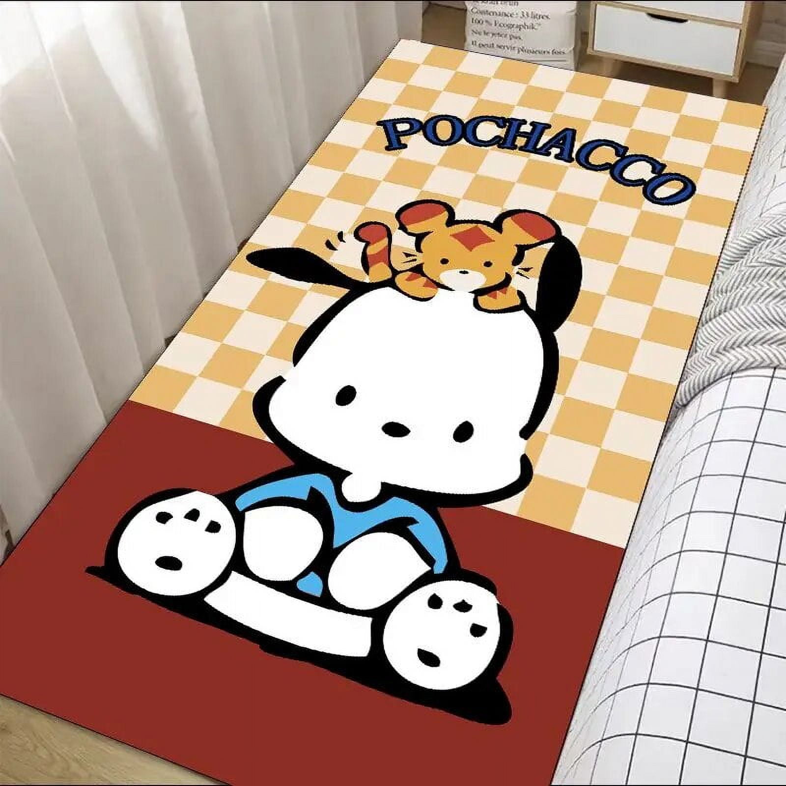 Cartoon Sanrio Carpet Kawaii Pochacco Lounge Rug Anime Kids Bedroom ...