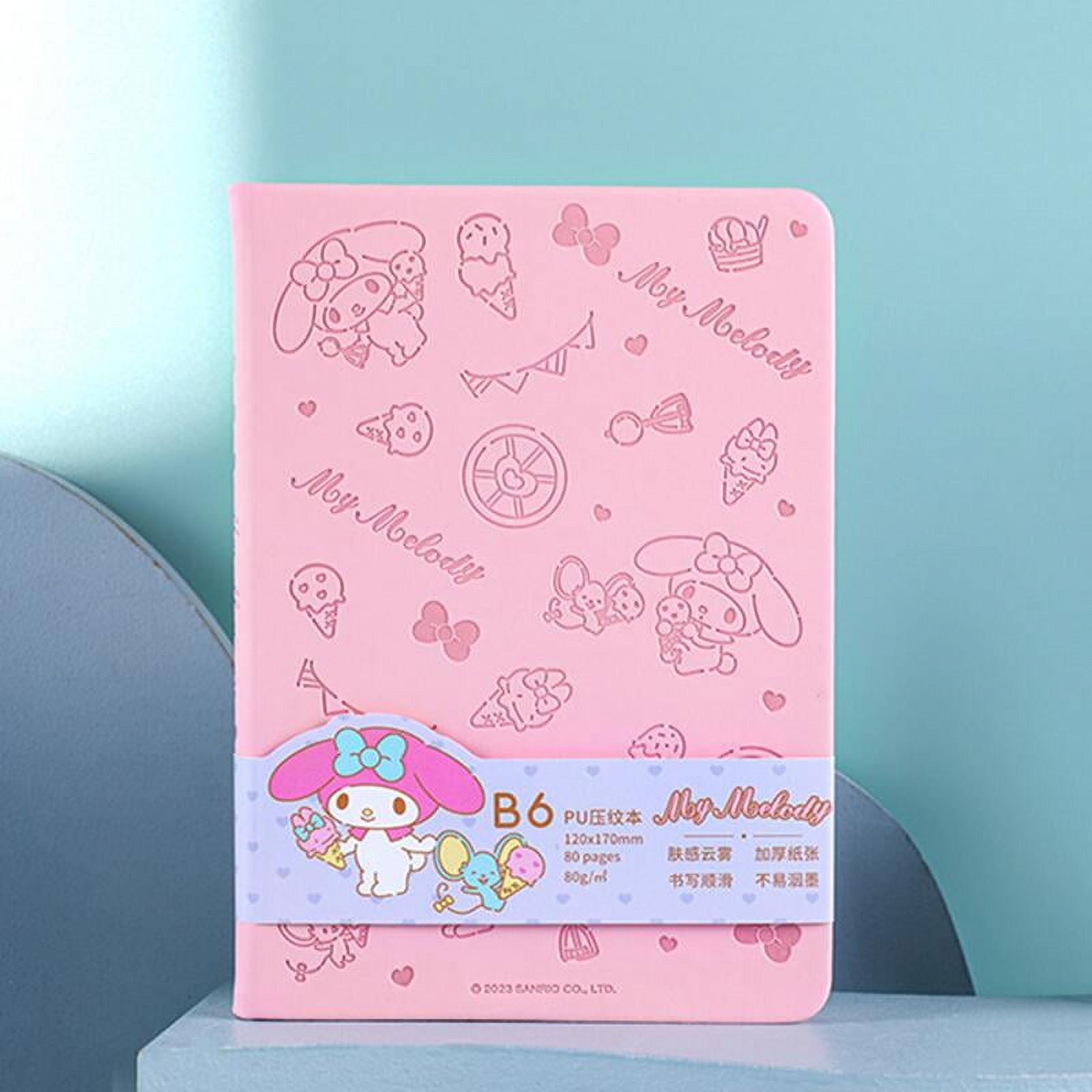 Cartoon Sanrio Cinnamoroll Notebook Cute Kuromi My Melody Student Diary ...