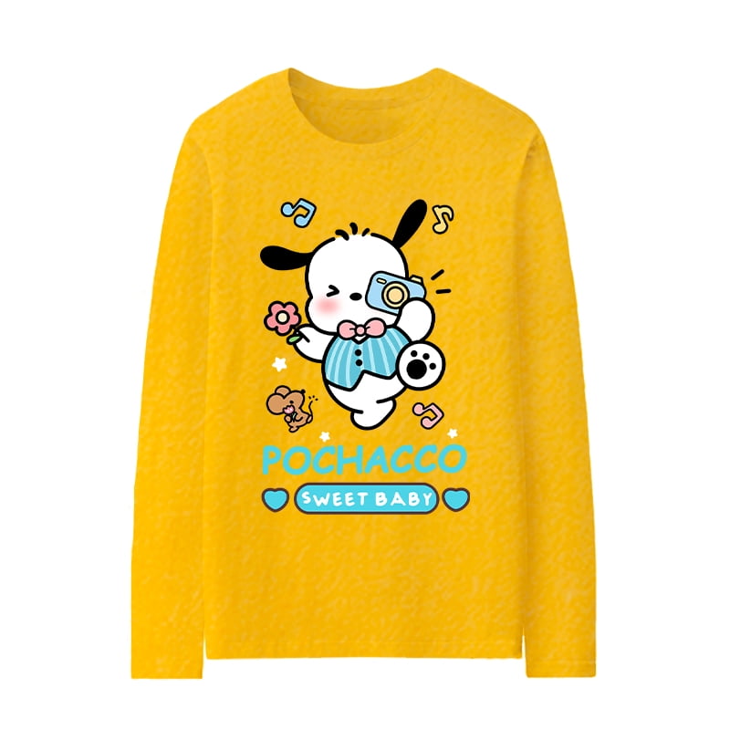 Cartoon Sanrio Co-long Sleeve T-shirt Female Kulomi Laurel Dog Melody ...