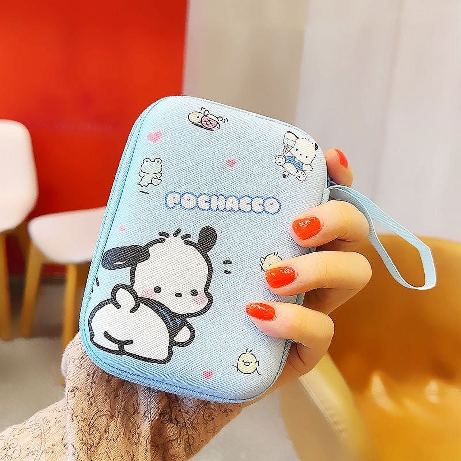 Cartoon Sanrio Data Cable Storage Bag Kawaii Hello Kitty Kuromi ...