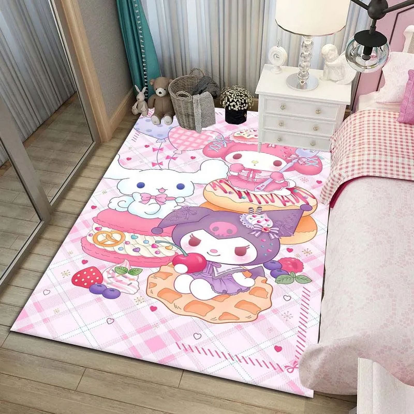 Cartoon Sanrio Family Pattern Area Rug,Carpet Rug for Living Room ...