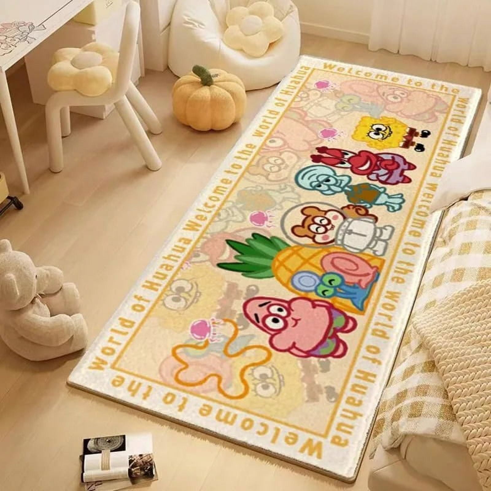 Cartoon Sanrio Hello Kitty Carpet Cute Anime Plush Lounge Rug ...
