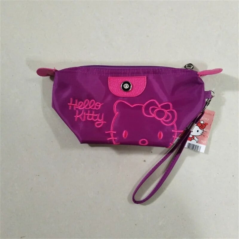 Cartoon Sanrio Hello Kitty Cosmetic Bag Kawaii Cute Anime Large ...