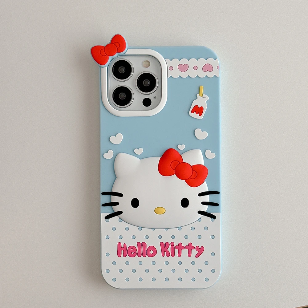 Cartoon Sanrio Hello Kitty Kuromi My Melody Phone Case for IPhone 16 15 14 13 12 11 Pro Max Soft ...