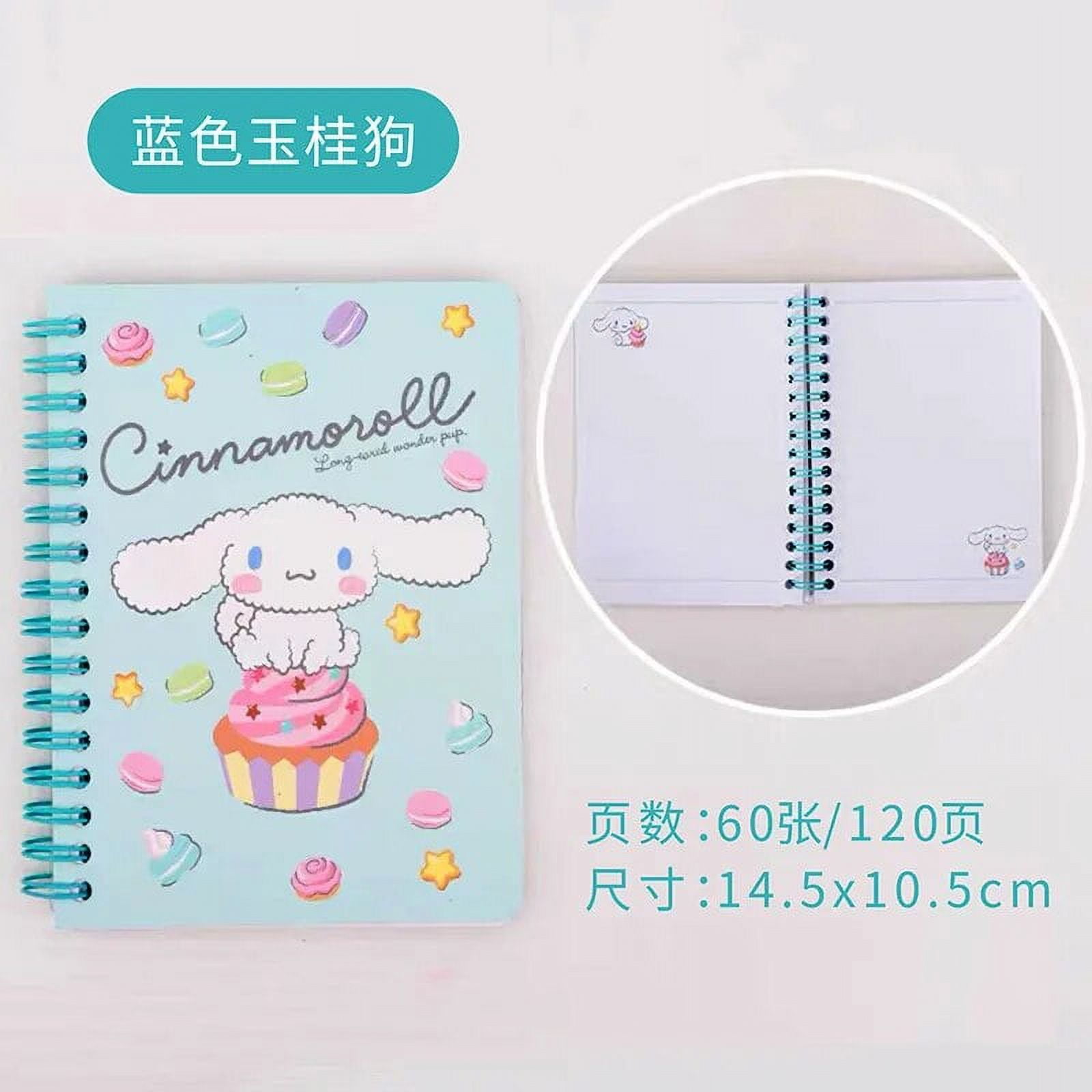 Cartoon Sanrio Hello Kitty Notepad Cinnamoroll Kuromi My Melody A6 Coil ...