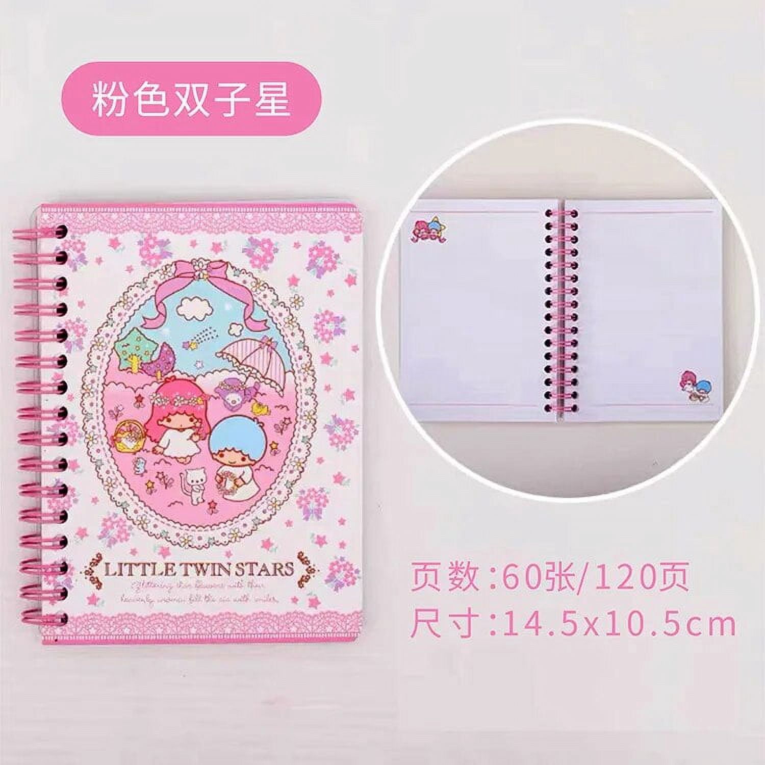 Cartoon Sanrio Hello Kitty Notepad Cinnamoroll Kuromi My Melody A6 Coil ...