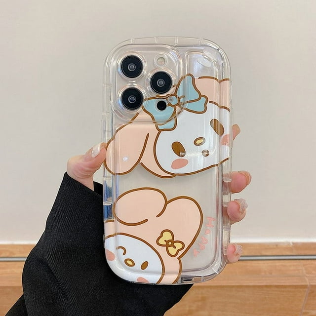 Cartoon Sanrio Hello Kitty Pochacco Case For iPhone 14 13 15 Pro Max ...