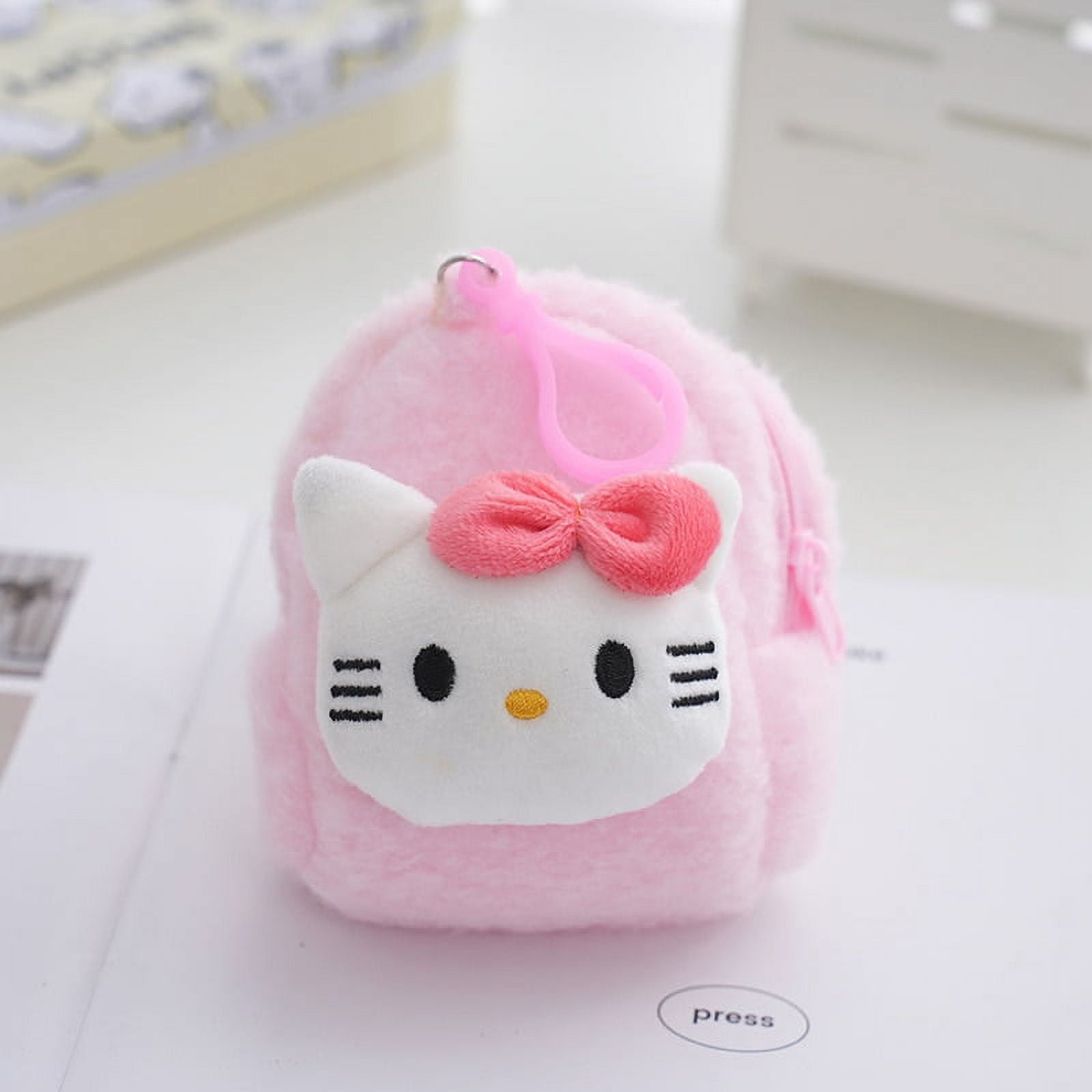 Cartoon Sanrio Hello Kitty Wallet HelloKitty Plush Coin Purses Kuromi ...