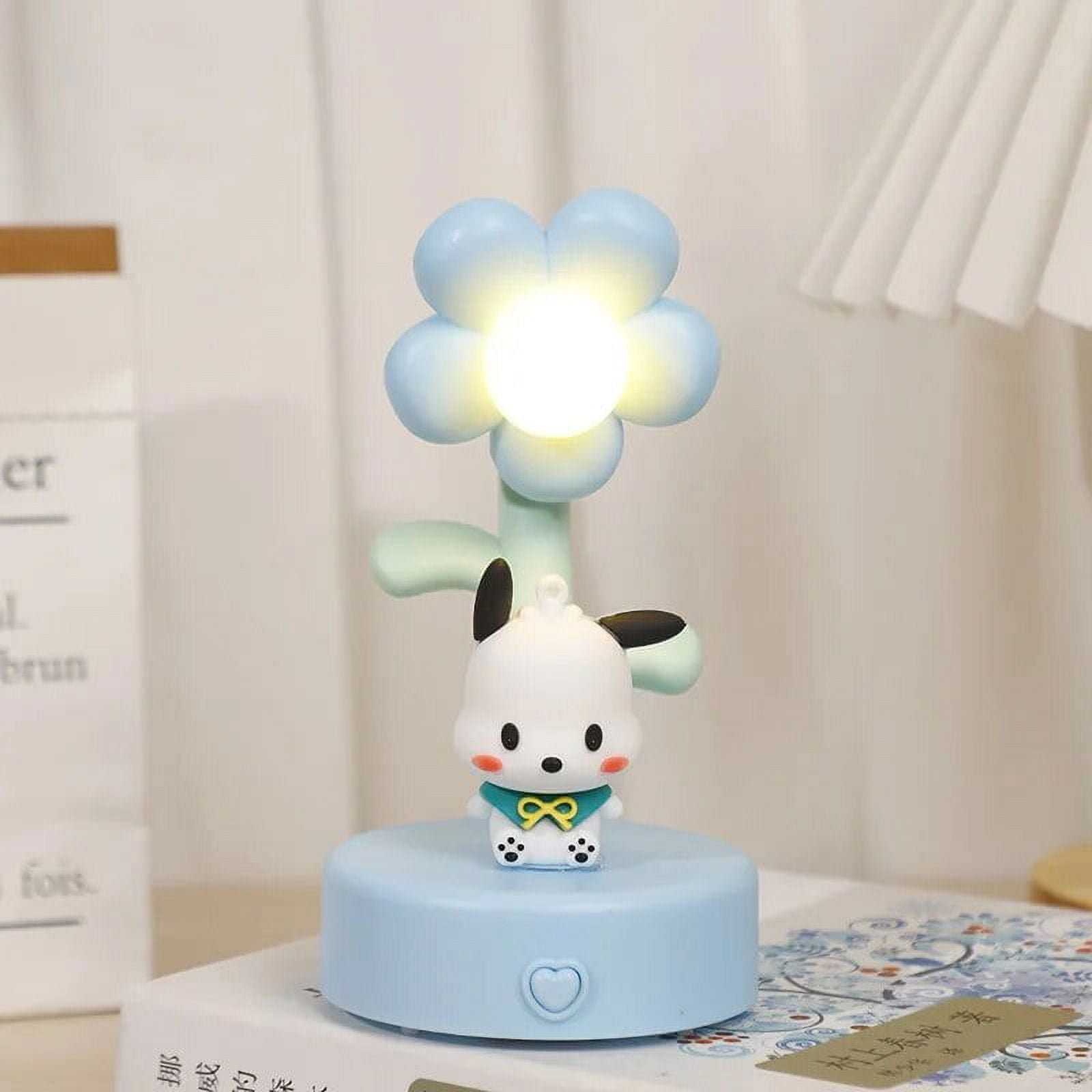 Cartoon Sanrio Kuromi Melody Pochacco Small Desktop Mini Table Lamp ...
