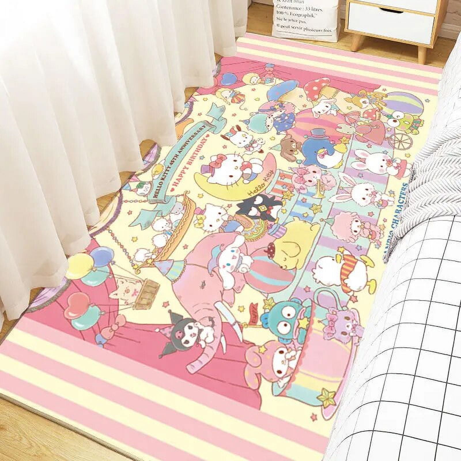 Cartoon Sanrio Large Area Carpet Hello Kitty Melody Cinnamoroll Lounge ...