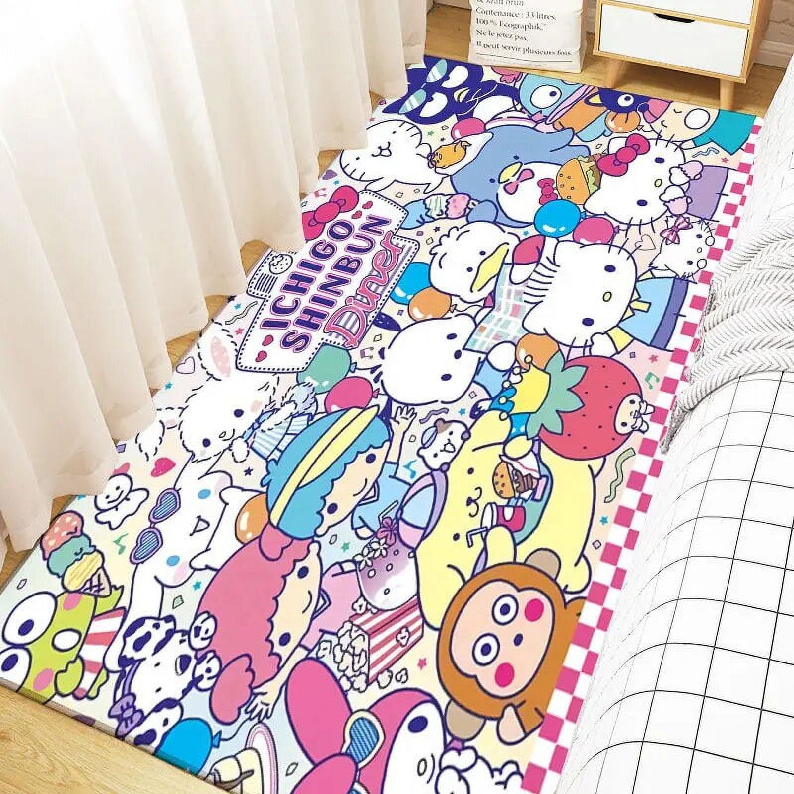 Cartoon Sanrio Large Area Carpet Hello Kitty Melody Cinnamoroll Lounge ...