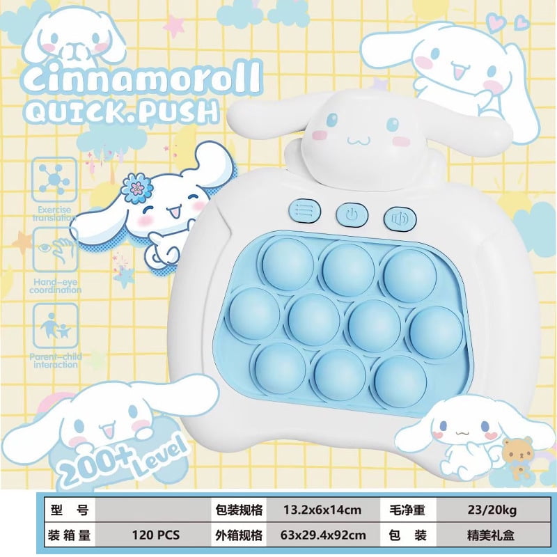 Cartoon Sanrio Level-Breaking Game Cinnamoroll Kuromi Kitty Puzzle ...