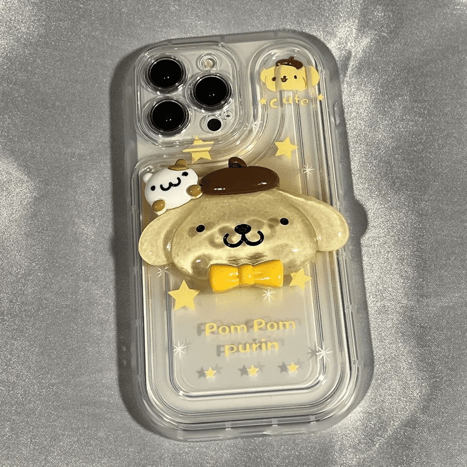 Cartoon Sanrio Melody Phone Case Cinnamoroll Pompompurin Phone Luminous ...