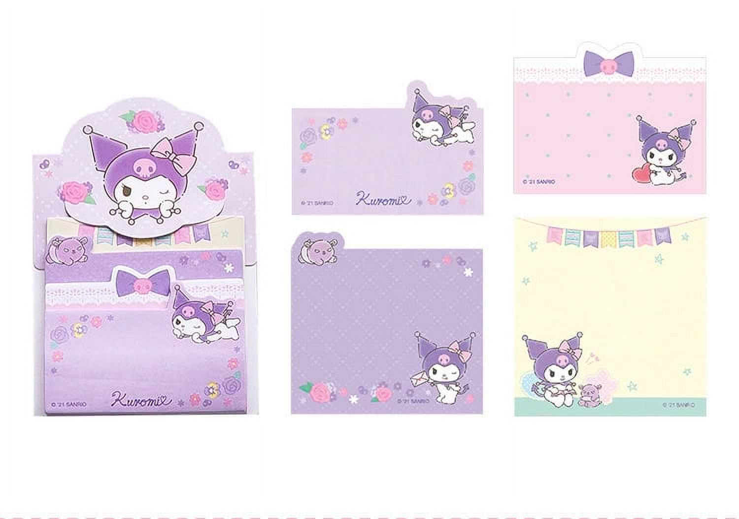 Cartoon Sanrio Post It Notes Anime Kuromi Cinnamoroll Mymelody ...