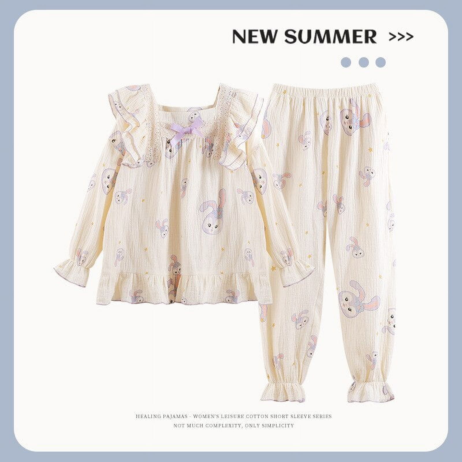 Cartoon Sanrios My Melody Cinnamoroll Hellokittys Girl Thin Pajama Set ...