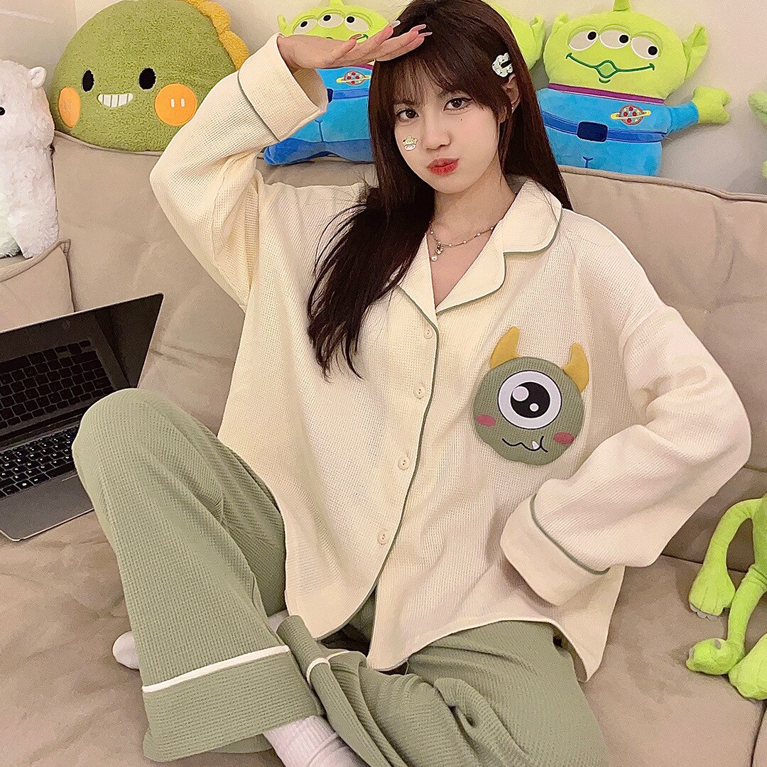 Cartoon Sanrios Pompompurin Pachacco Pajamas Autumn New Cotton Leisure ...