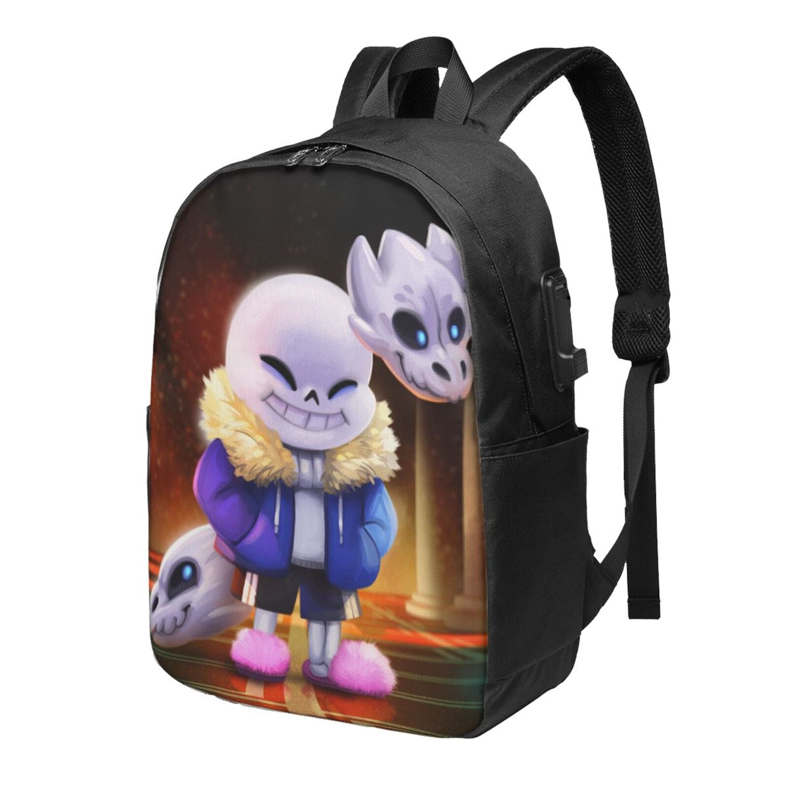 Cartoon Sans Undertale Backpack Laptop Daypack School Bag Bookbag ...